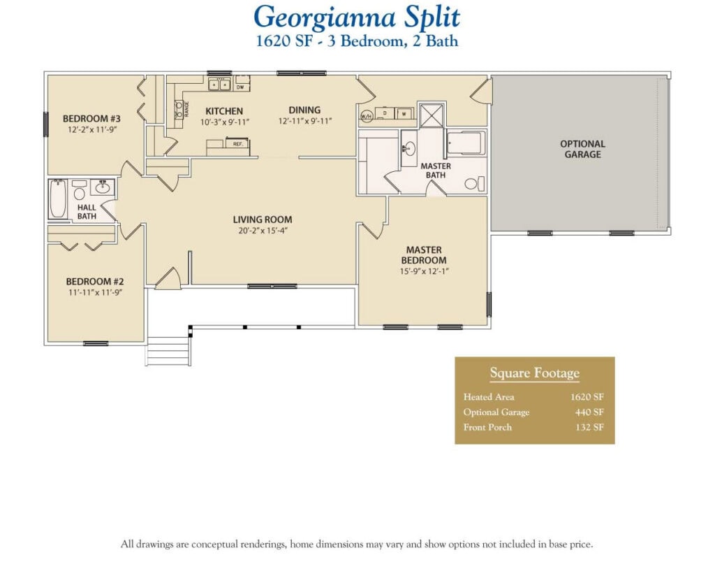 Georgianna Split - Trinity Custom Homes