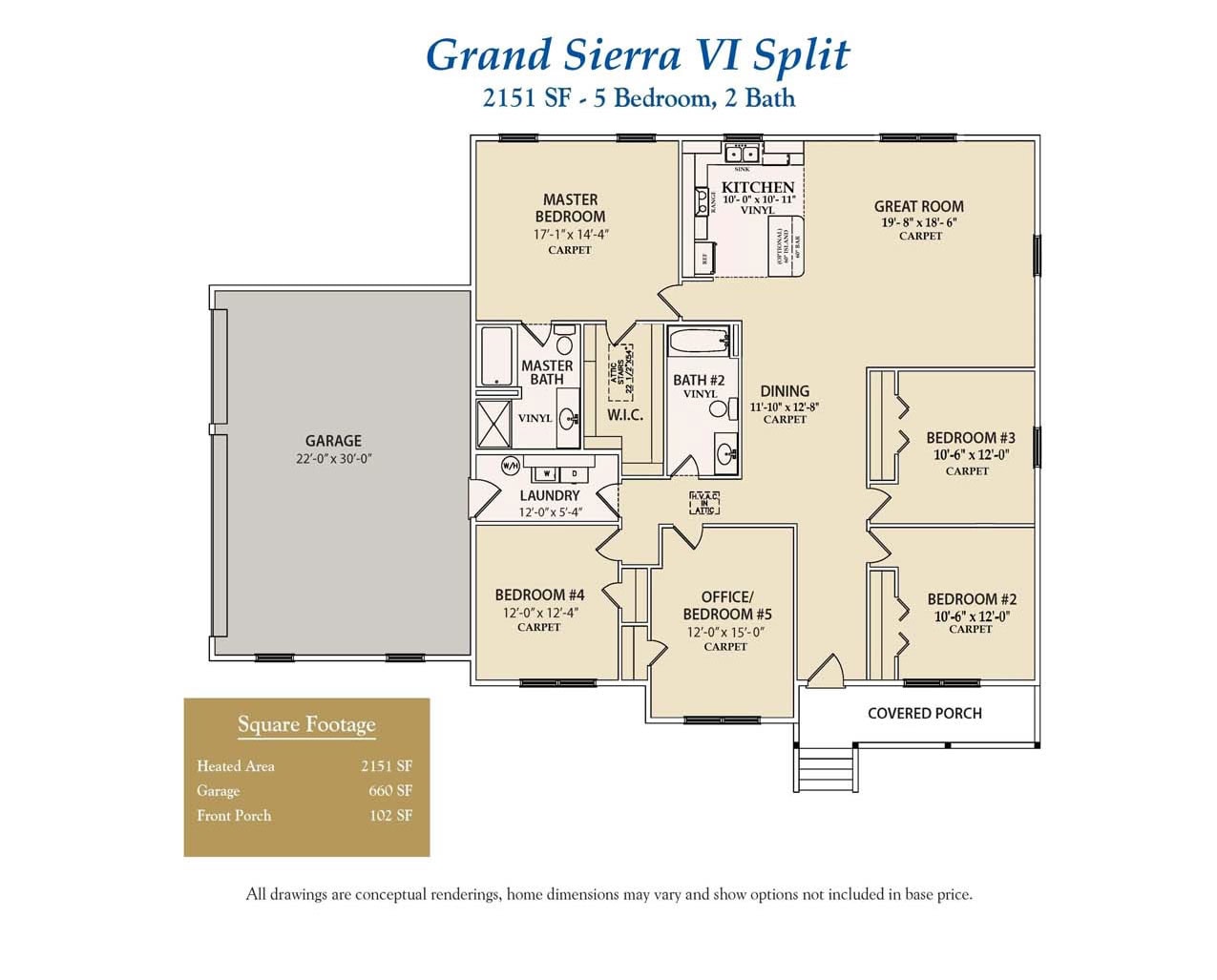 Grand Sierra VI Split - Trinity Custom Homes