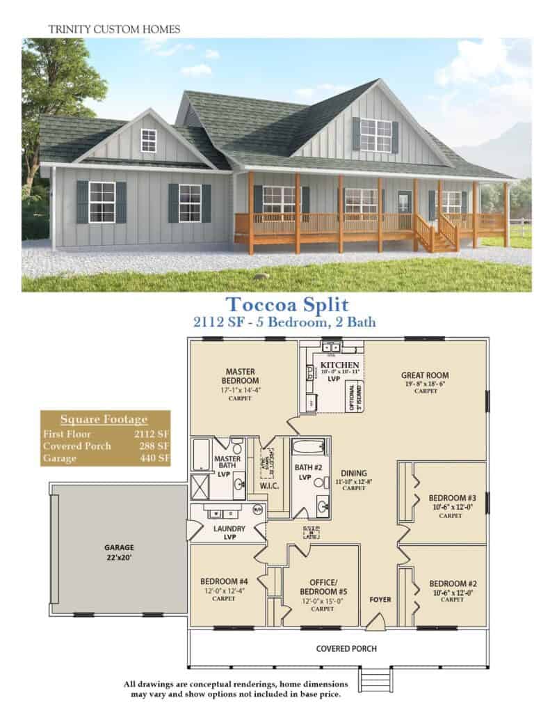 Toccoa Split - Trinity Custom Homes